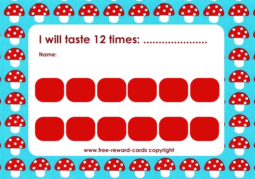 Taste card - Website
