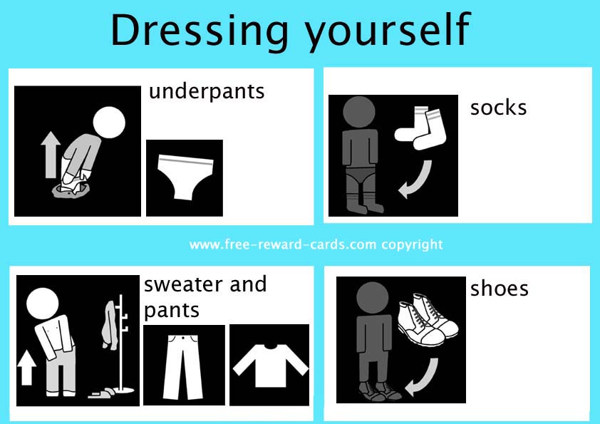 daily rythm dressing yourself - Website